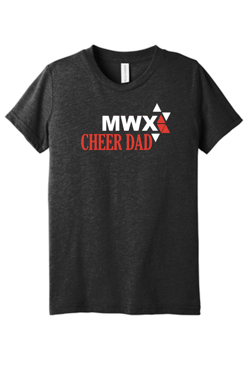 MWX Cheer Dad Black Heather T – Boxcar Boutique
